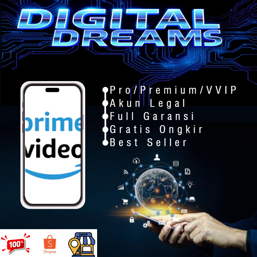 Jual Prime Video Premium 1 Tahun Murah Garansi Full (Toko Buka 24 Jam ...