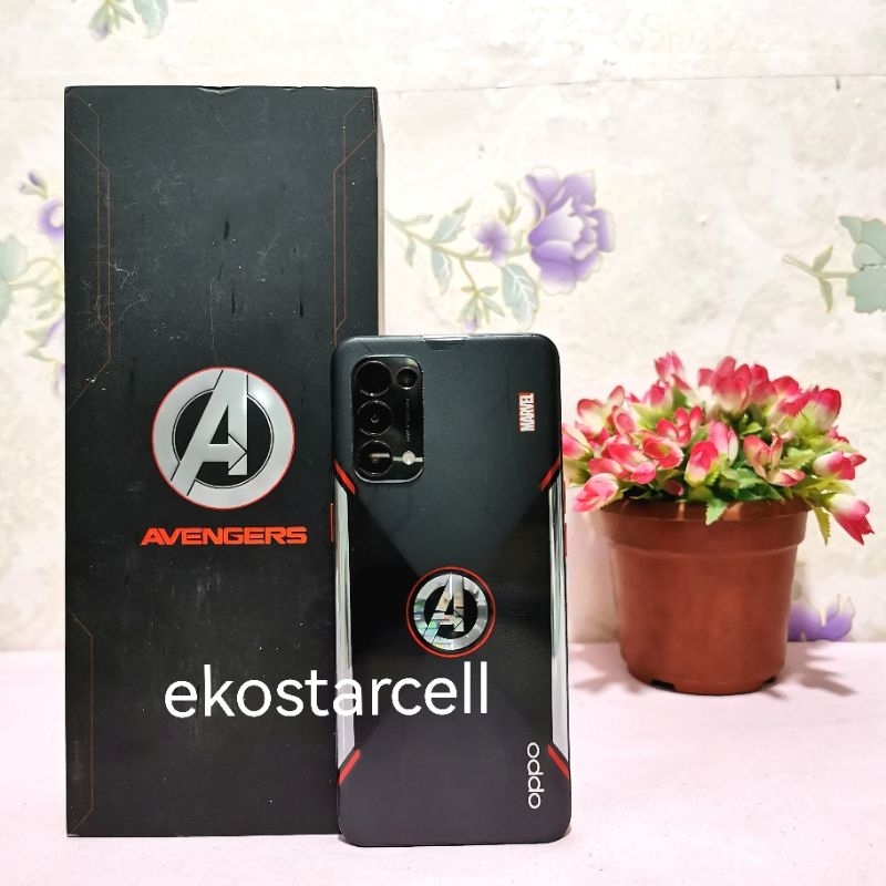 Jual OPPO RENO 5 8/128GB MARVEL EDITION SECOND | Shopee Indonesia