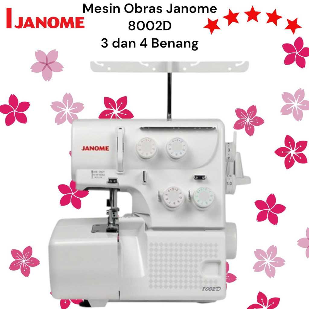 Jual Mesin Obras Benang Empat Janome 990d - mesin Obras Dan Neci | Shopee Indonesia