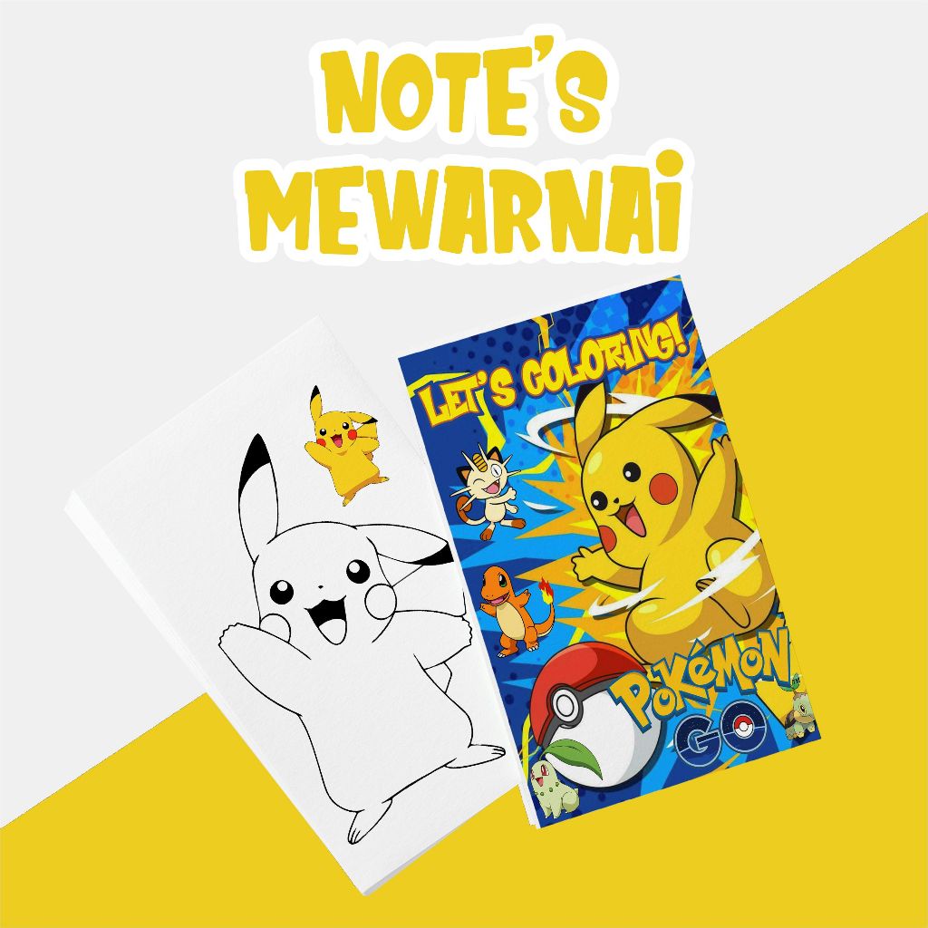 Jual Buku Kecil Mewarnai Pokemon - Note Kecil Mewarnai Pokemon | Shopee ...