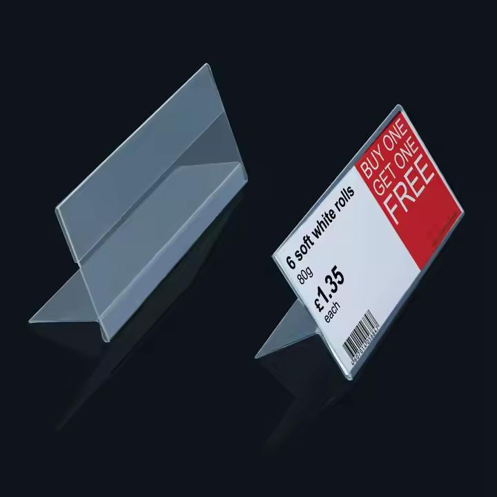 Jual Akrilik Product Price Tag Label Harga Slip Minimarket / Label Nama ...