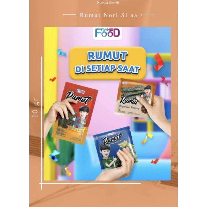 Jual Rumut Nori RANS Si aa Besar 10gr Isi (2 Sheet ) | Shopee Indonesia