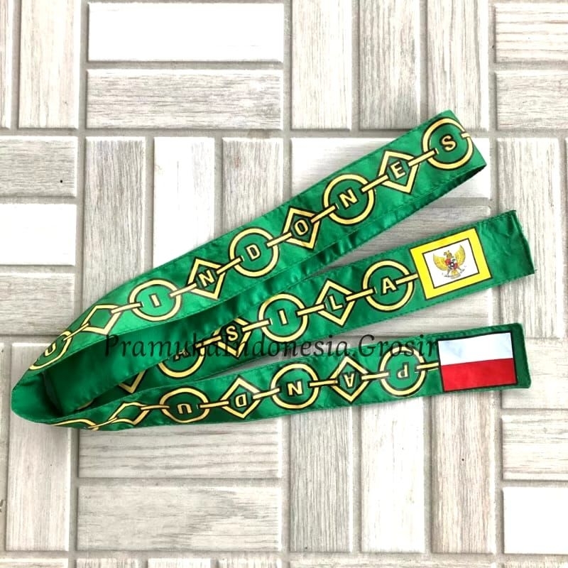 Jual SABUK PASKIBRA SABLON / KENDIT PASKIBRA SABLON / SABUK UPCARA ...