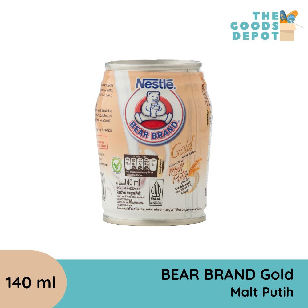 Jual Bear Brand Gold Malt Putih 140ml | Shopee Indonesia
