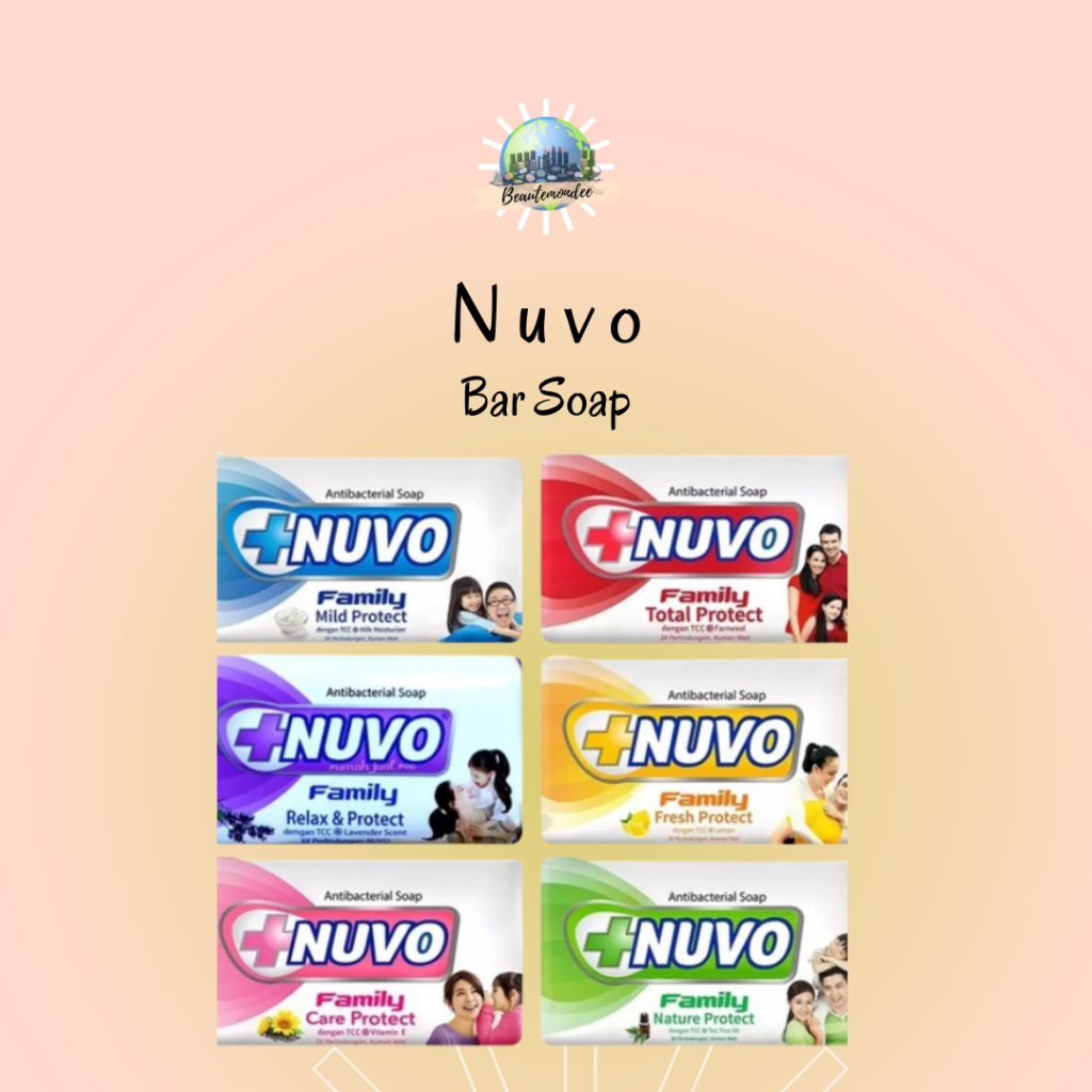 Jual NUVO Family Bar Soap 72gr - Sabun Mandi | Sabun Batang | Anti Bakteri / beautemondee ...