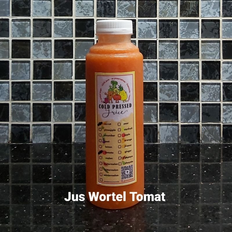 Jual Jus Wortel Tomat pure COLD PRESSED | Shopee Indonesia