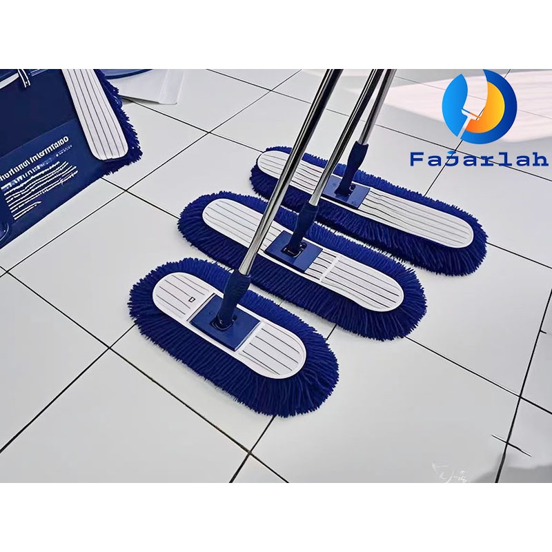 Jual FAJARLAH Lobby Duster Full Set Akrilik Sapu Lobby Tangkai Mop Pel ...