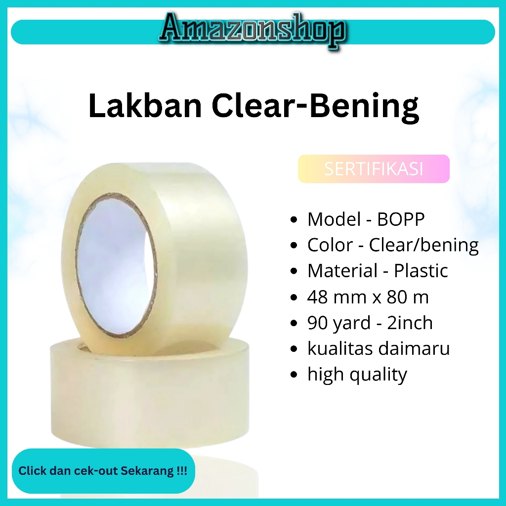 Jual LAKBAN COKLAT / LAKBAN BESAR/ LAKBAN PANJANG MURAH LAKBAN BENING ...