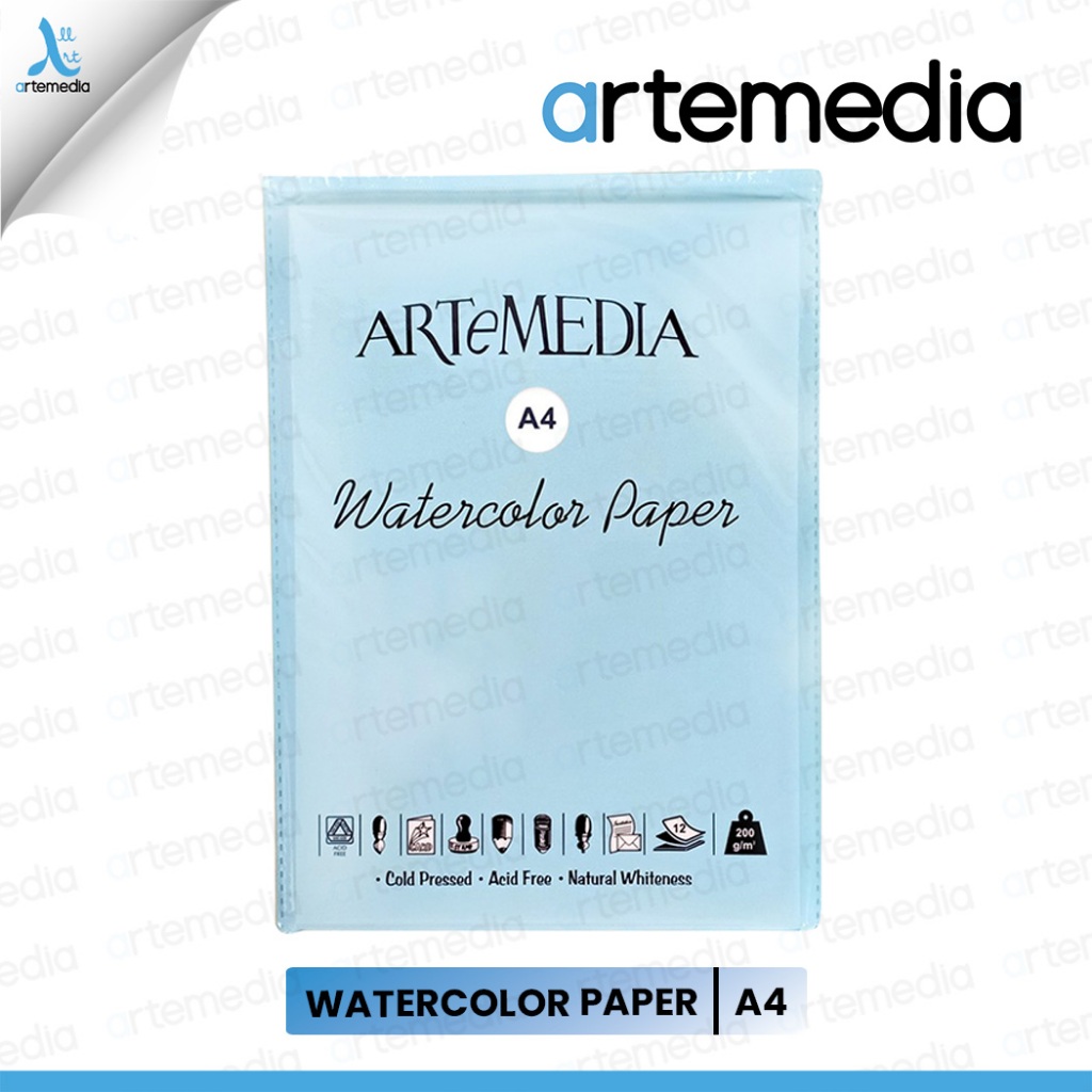 Jual Artemedia A4 Watercolor Paper Sheet | Shopee Indonesia