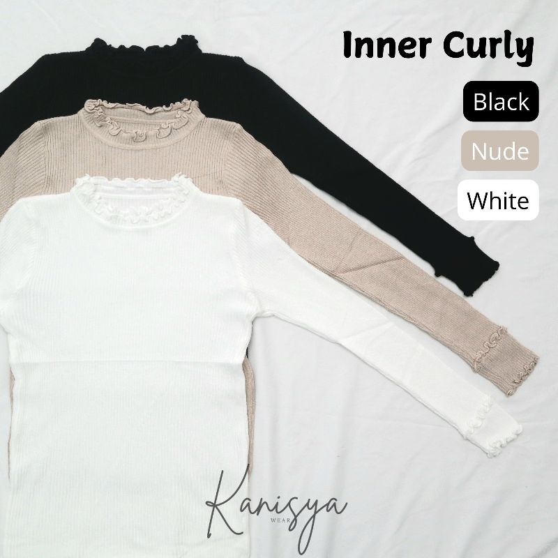 Jual Kanisya - Curly inner knit | manset rajut kriwil wanita | atasan ...