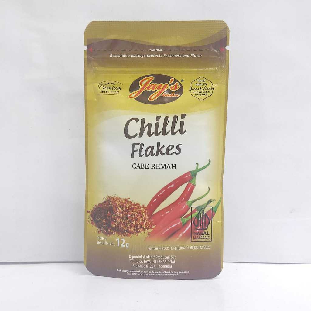 Jual JAYS CHILI FLAKES 12G | Shopee Indonesia