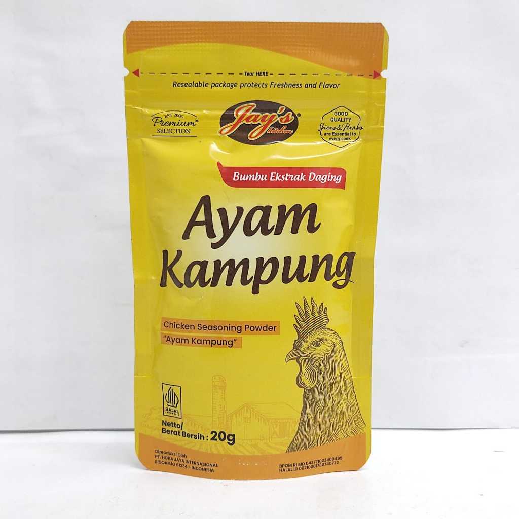 Jual JAYS CHICKEN SEASONING POWDER AYAM KAMPUNG 20G | Shopee Indonesia