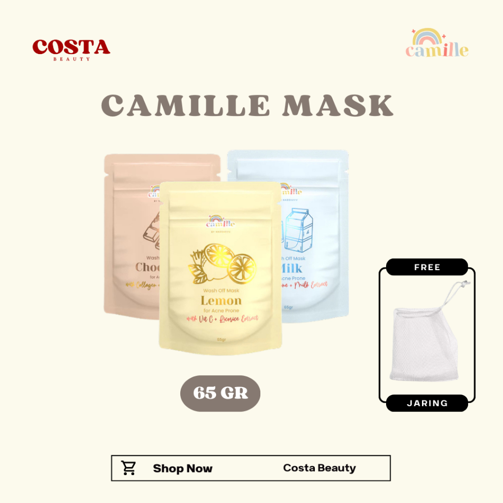 Jual Camille Mask 65gr (Free Jaring) | Masker Wajah | Shopee Indonesia