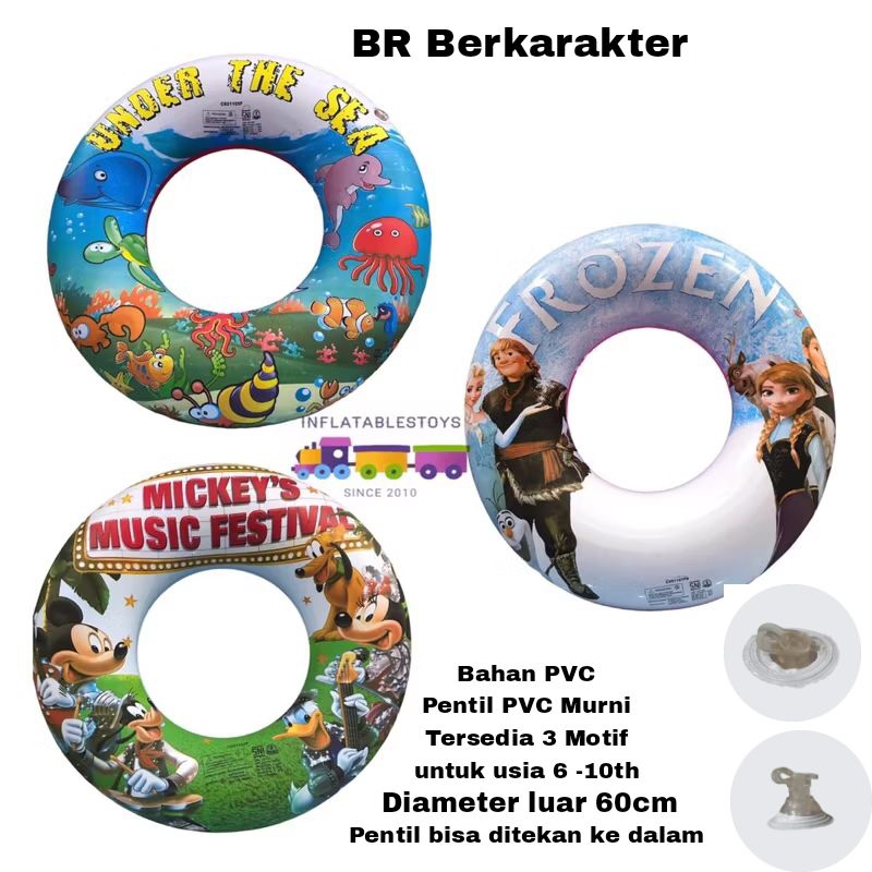 Jual Ban Renang Bulat Berkarakter (28) Aman SNI LkL | Shopee Indonesia