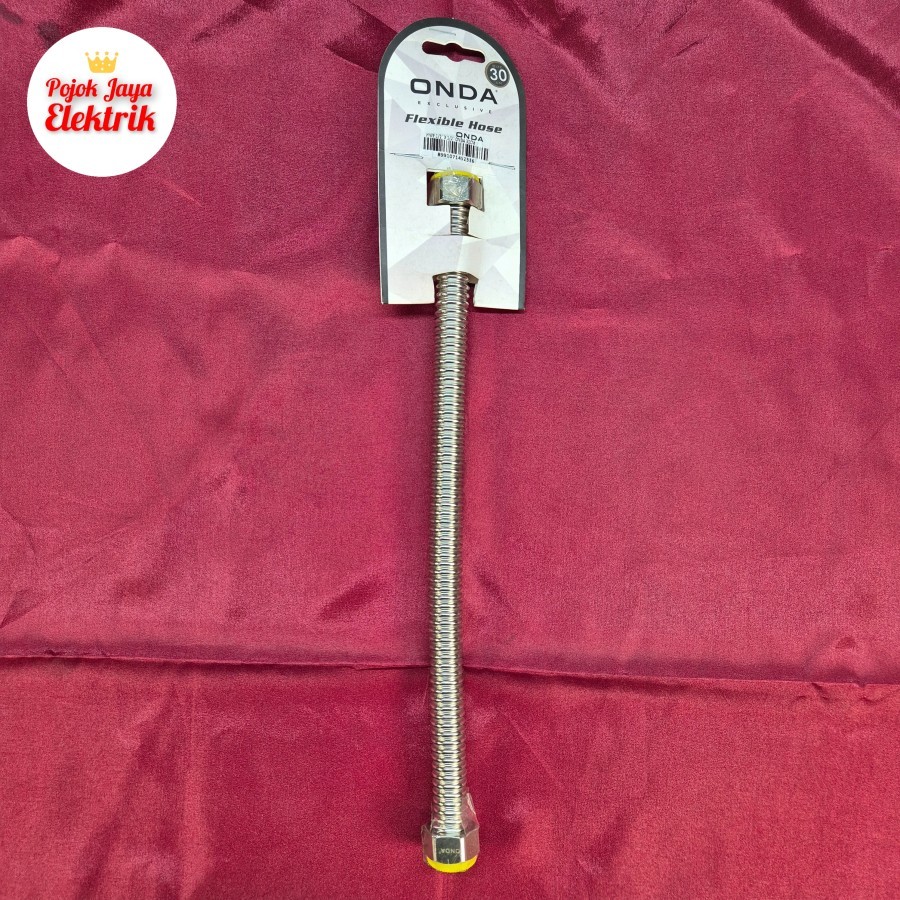 Jual Selang Fleksibel Air Panas Water Heater Anti Bocor dan Anti Karat HWF 1/2" X 1/2" Inch Onda ...