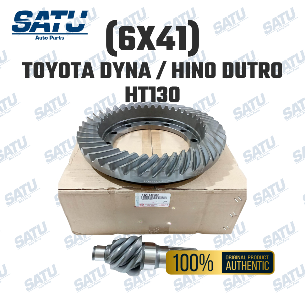Jual GEAR SET / CROWN WHEEL PINION (6X41) TOYOTA DYNA / HINO DUTRO ...