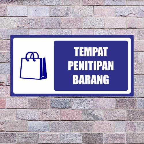 Jual Rambu tempat penitipan barang 10x30 cm | Shopee Indonesia