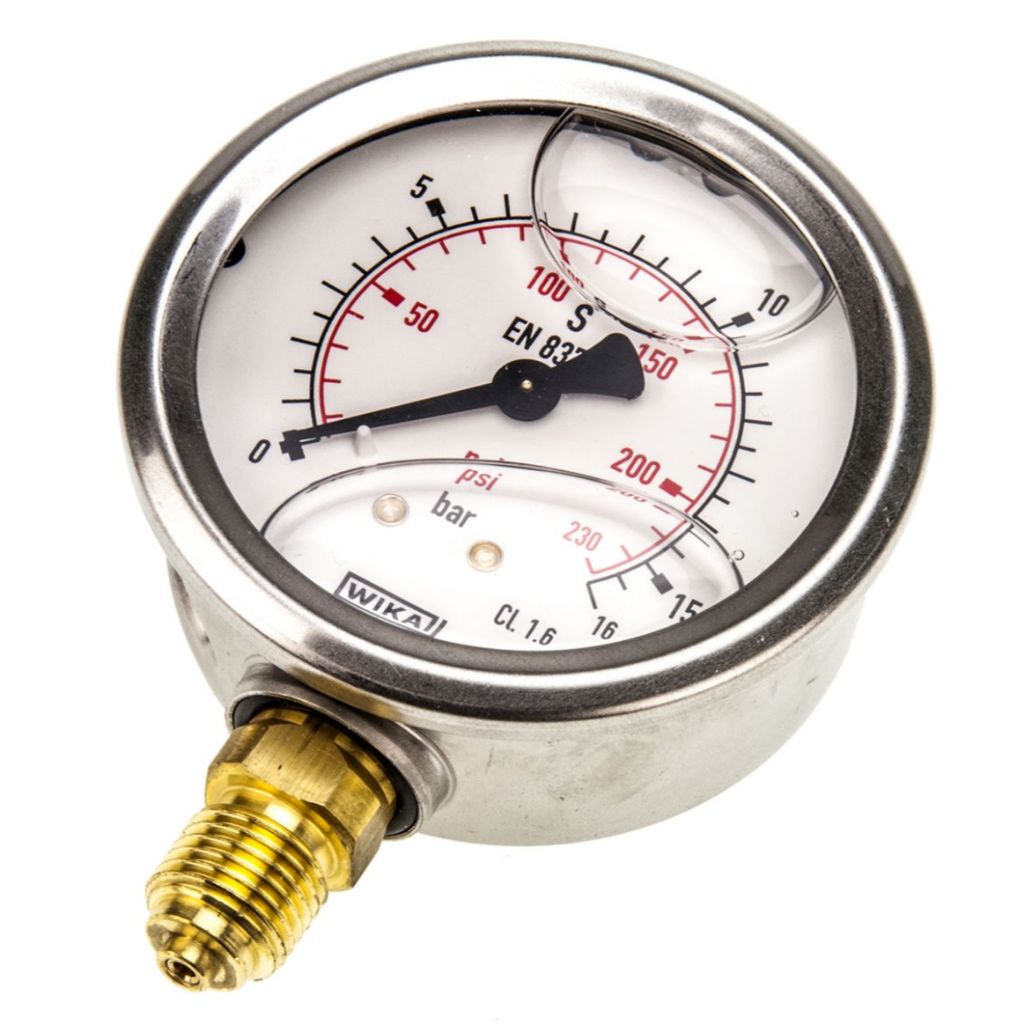 Jual Csl Manometer Pressure Gauge 63 mm 16 Bar Manometer Boiler Setrika ...