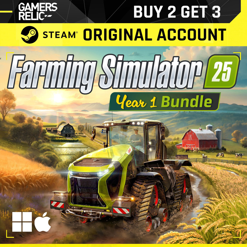 Jual Farming Simulator 25 Year 1 Bundle PC Original | Shopee Indonesia