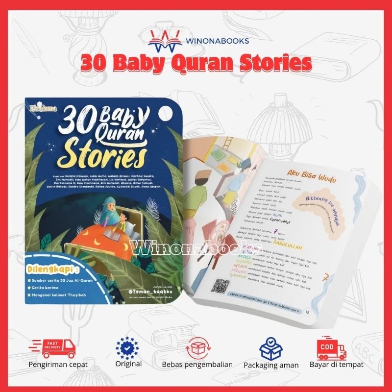 Jual 30 Baby Quran Stories : Dilengkapi video animasi cerita untuk ...