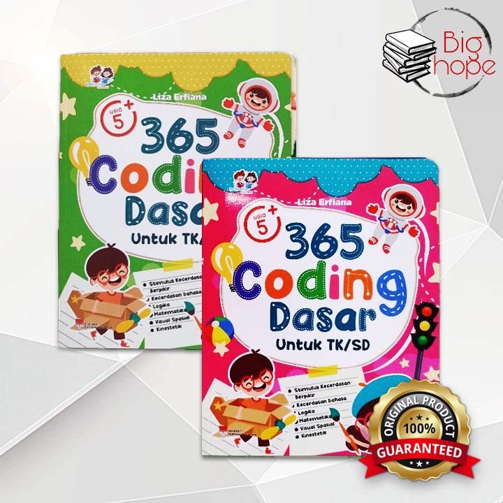 Jual Buku Belajar Coding Anak Anak - 365 Coding Dasar TK-SD - Pustaka Tanah Air - Nawa Sena ...