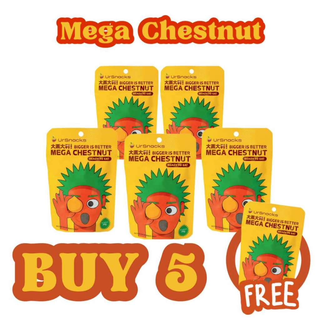 Jual UrSnacks Mega Chestnut Cemilan Viral Siap Makan (HALAL BPOM ...