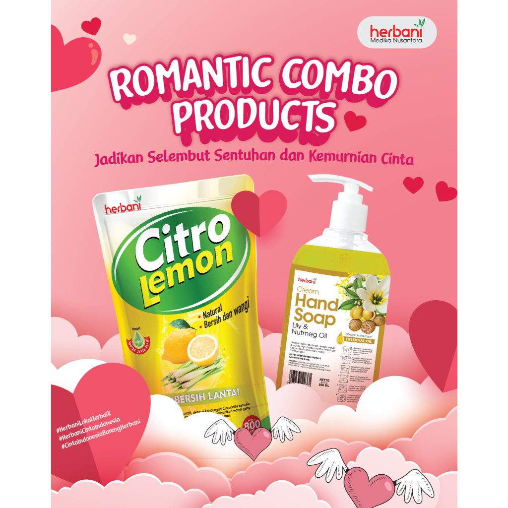 Jual [COMBO HEMAT ROMANTIS] CITROLEMON Pembersih Lantai 800 ML+Handsoap ...