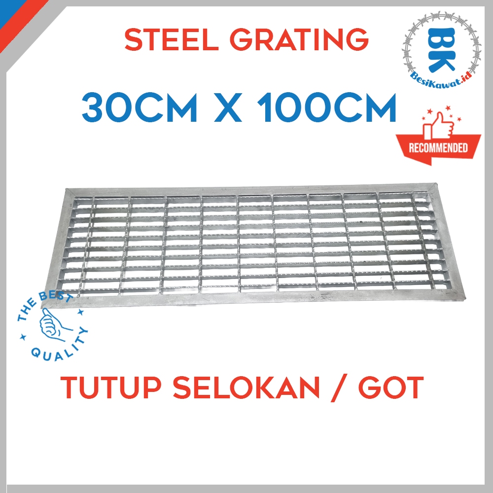 Jual Steel Grating - Tutup Selokan / GOT | 30cm x 100cm | Shopee Indonesia