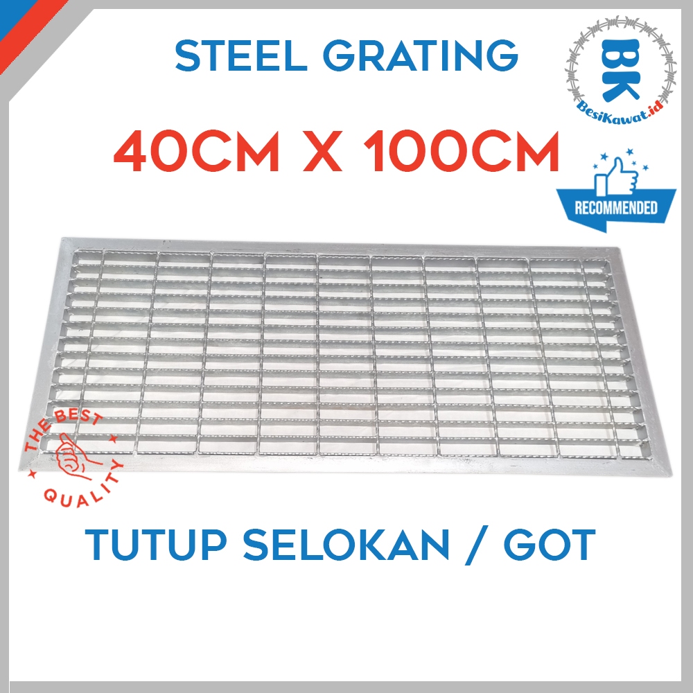 Jual Steel Grating - Tutup Selokan / GOT | 40cm x 100cm | Shopee Indonesia