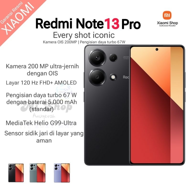 Jual redmi Note 13 Pro Every shot iconic | Shopee Indonesia