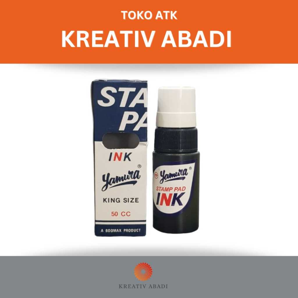 Jual Tinta Stamp Pad Yamura Hitam | Shopee Indonesia