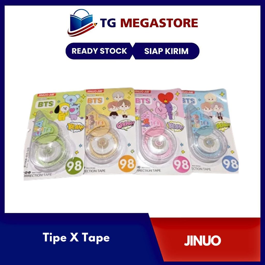 Jual Correction Tape / Tipe X Tape BTS - 9305 | Shopee Indonesia