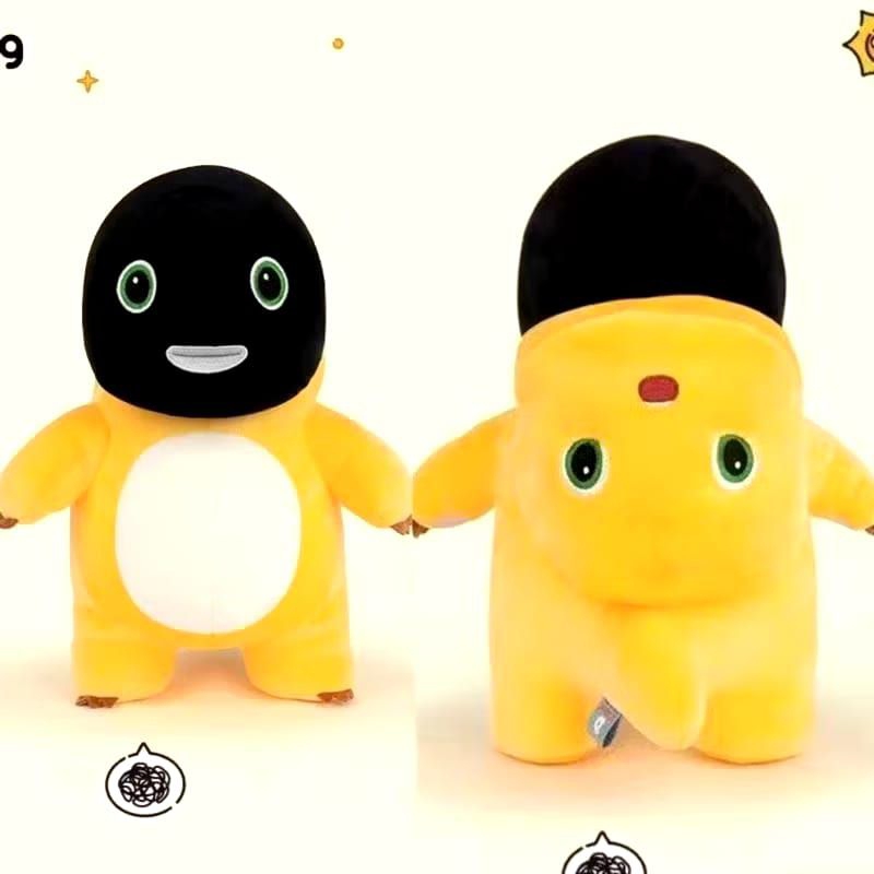 Jual Boneka Dino Nalong Topeng Black Head Dinosaurus Nailong Costum ...