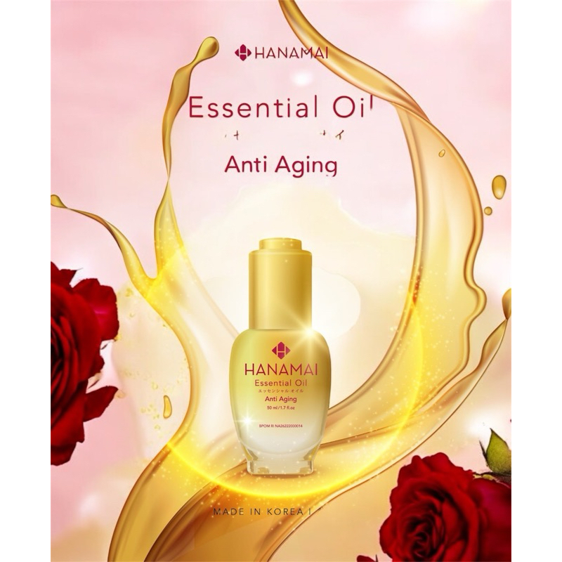 Jual Hanamai Anti Aging Essential Oil | Shopee Indonesia