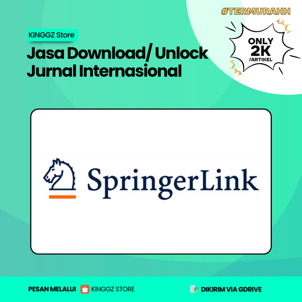 Jual Springer Link Unlock - Download Jurnal Internasional Springer Link | Journal Murah dan ...