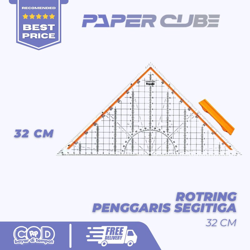Jual ORIGINAL ROTRING | PENGGARIS SEGITIGA PENGGARIS TEKNIK PENGGARIS ...