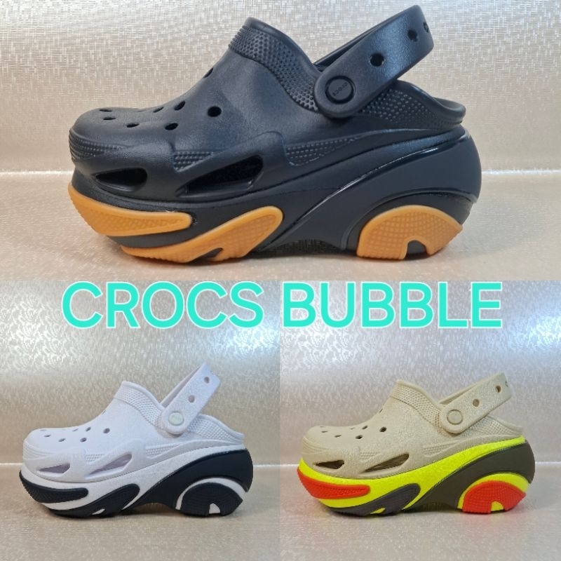 Jual Crocs Crush Bubble Clog / Sepatu Sandal Crocs Bubble Unisex ...