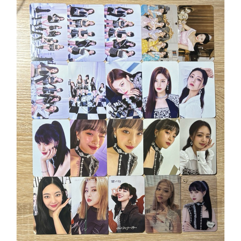 Jual pc photocard itzy ryujin lia chaeryeong yeji yuna trading card ...
