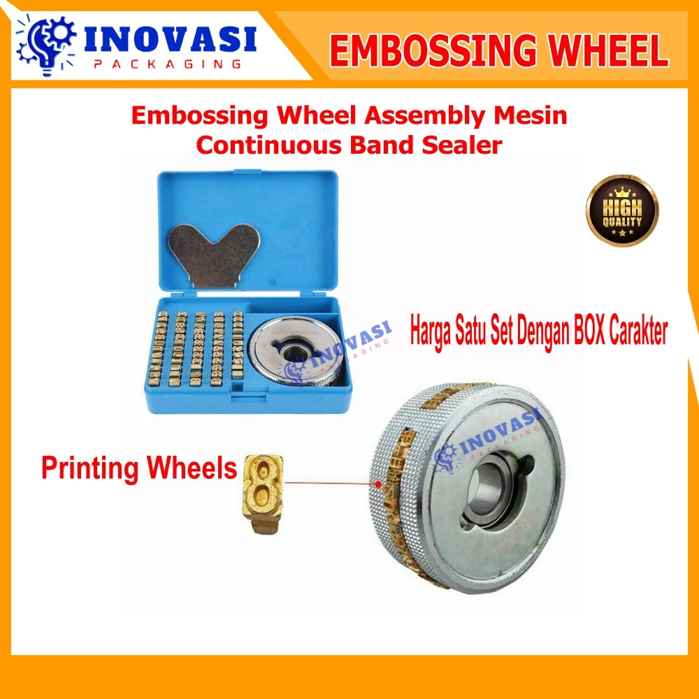 Jual Printing Embossing Wheel Roda Roll Press Cetak Tanggal EXP Timbul ...
