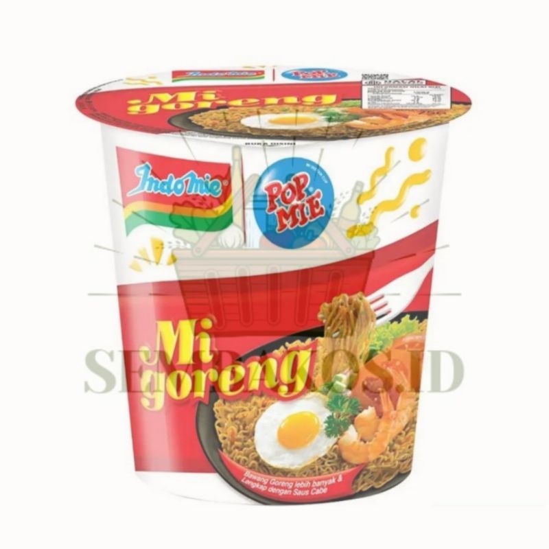 Jual Pop Mie x Indomie Mie Goreng Cup | Indomie cup | Popmie x indomie ...