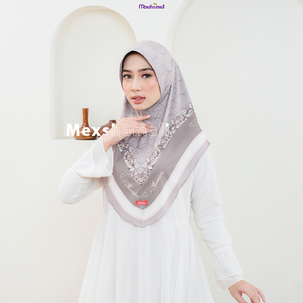 Jual Hijab Bergo Instan Motif Printing Jersey Premium Jilbab Bergo Mecca Motif By Shamira ...