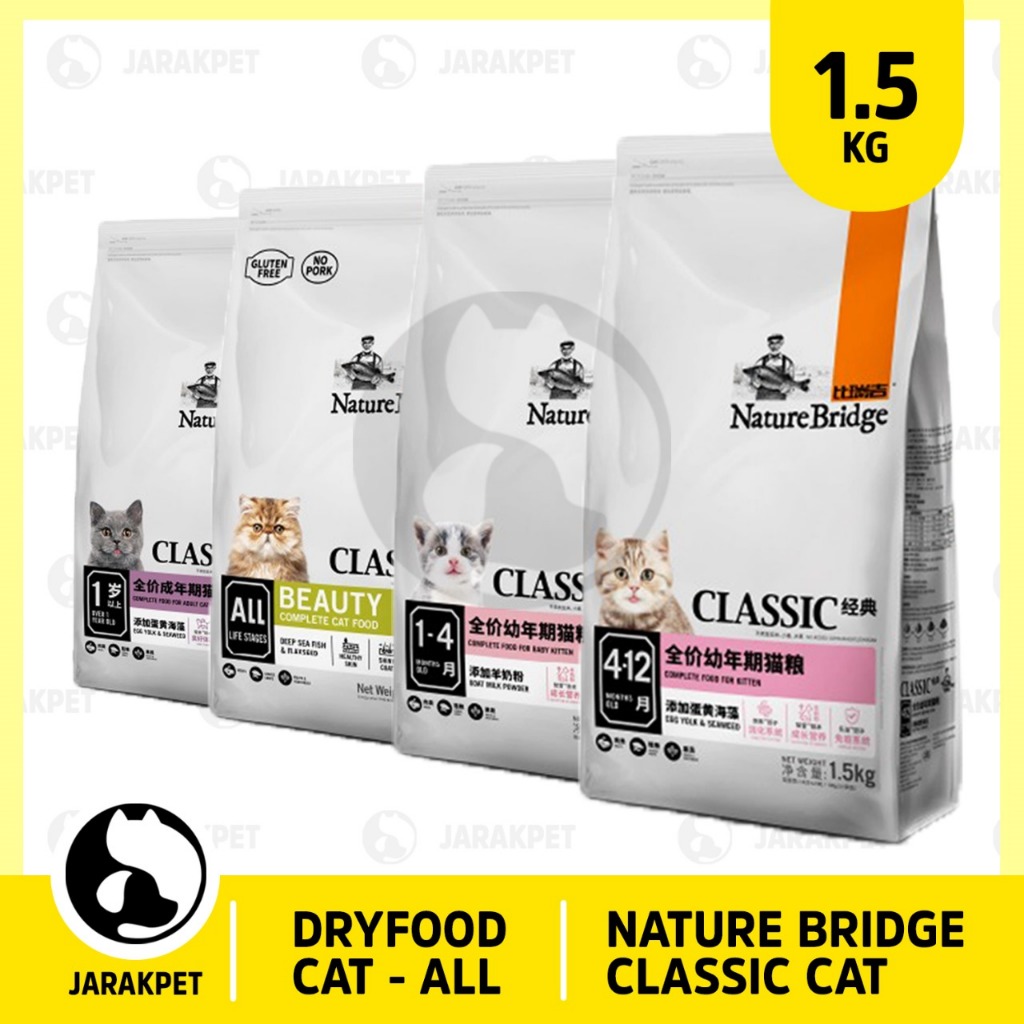 Jual Nature bridge Baby kitten 1,5Kg - Nature bridge kitten 1,5kg ...