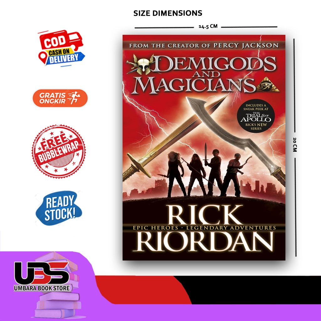 Jual Demigods & Magicians by Rick Riordan (english) | Shopee Indonesia