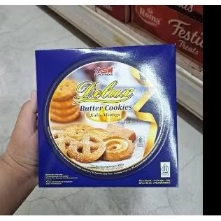 Jual biskuit ASW Delux Butter Cookies 350gr | Shopee Indonesia