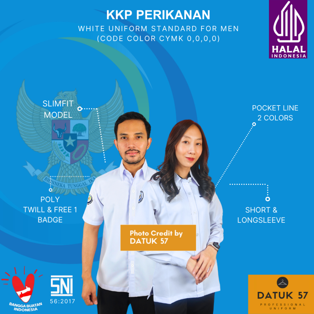 Jual Original Premium by Datuk57 : Seragam Kemeja PDH KKP Kementerian ...