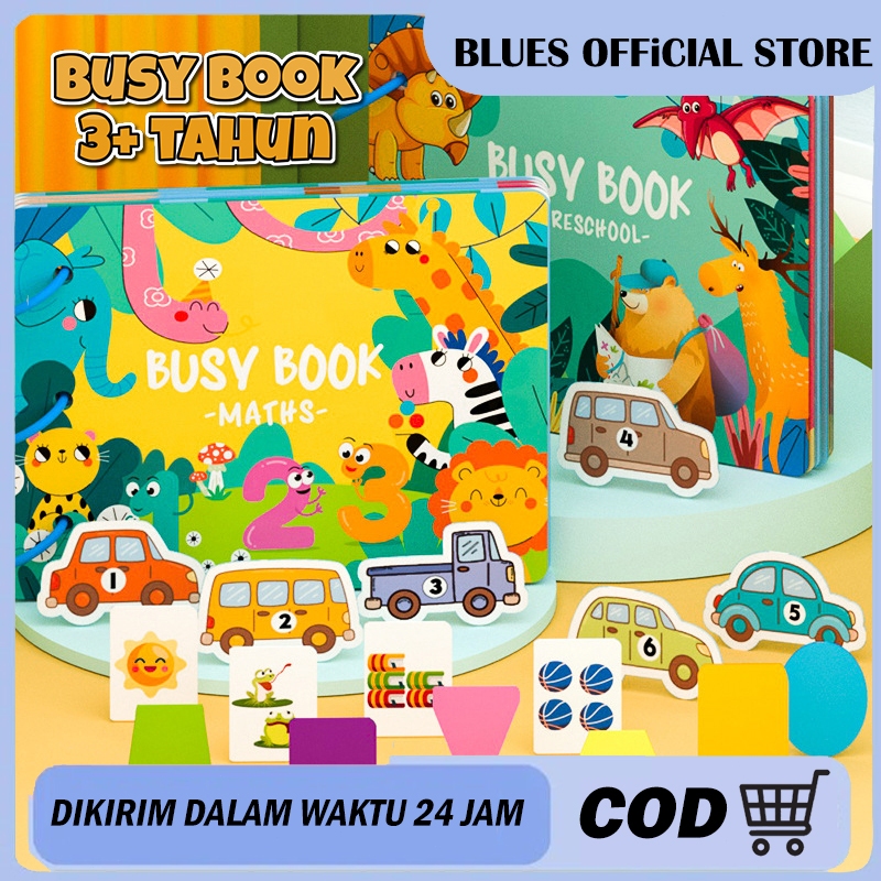Jual Quiet Book Busy Book Mainan Edukasi Kreatif Kids Montessorri ...