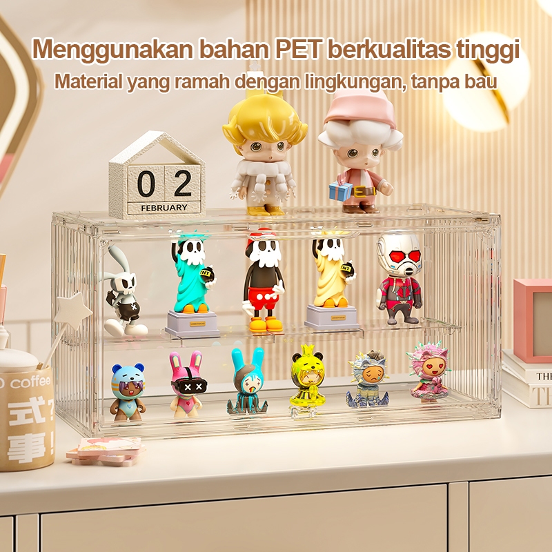 Jual Popmart Acrylic Blind Box Display Box Kotak Penyimpanan Mainan ...