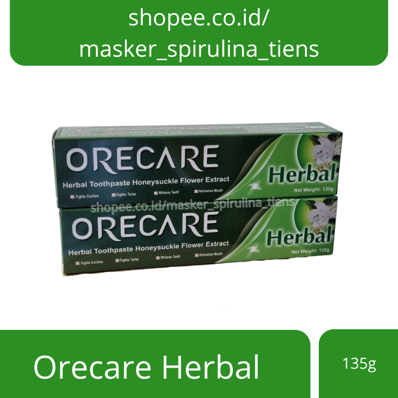 Jual Orecare Herbal Toothpaste Pasta Gigi Herbal | Shopee Indonesia