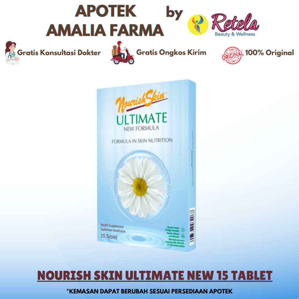 Jual NOURISH SKIN ULTIMATE NEW 15 TABLET | Shopee Indonesia