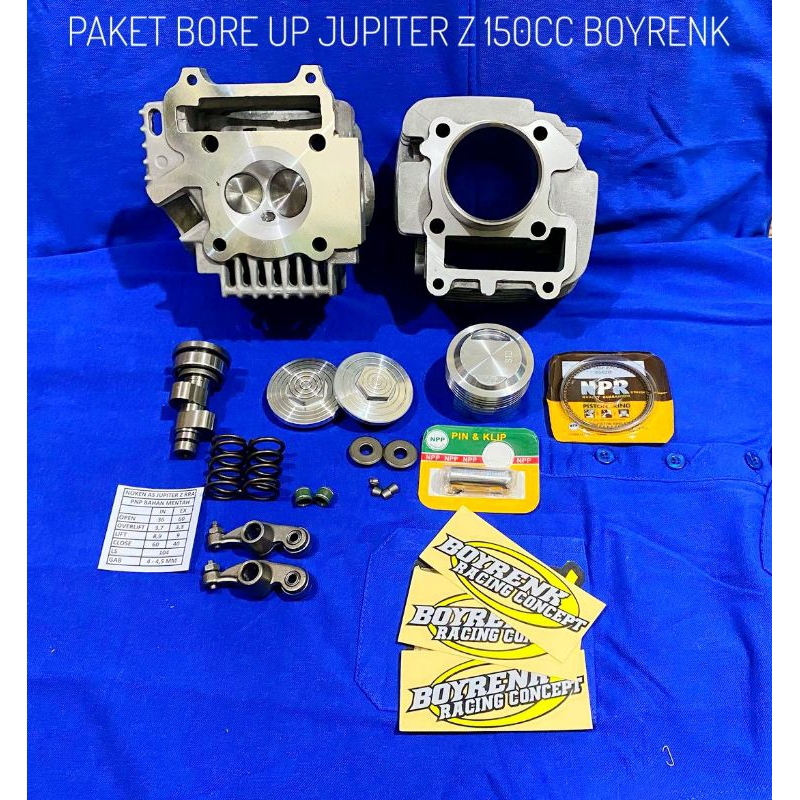 Jual PAKET BORE UP JUPITER Z VEGA R NEW 5TN 5TP 130CC/150CC-BOYRENK ...